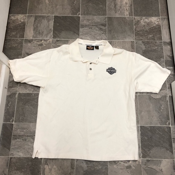 Harley-Davidson | Shirts | Mens Vintage Harley Davidson Polo Shirt Sz ...